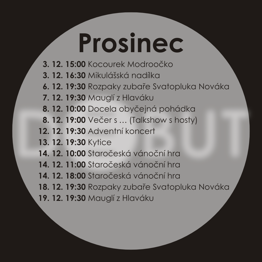 Program divadla Debut